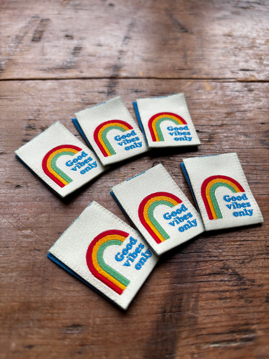 Good Vibes Only Labels Pack by Bornella Fabrics