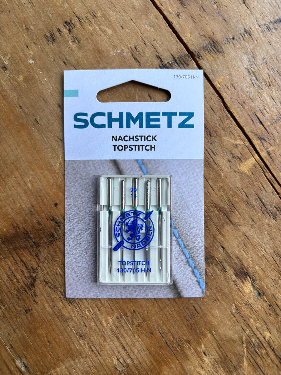 Schmetz Topstitch Sewing Machine Needles - Pack of 5 – Bornella Fabrics