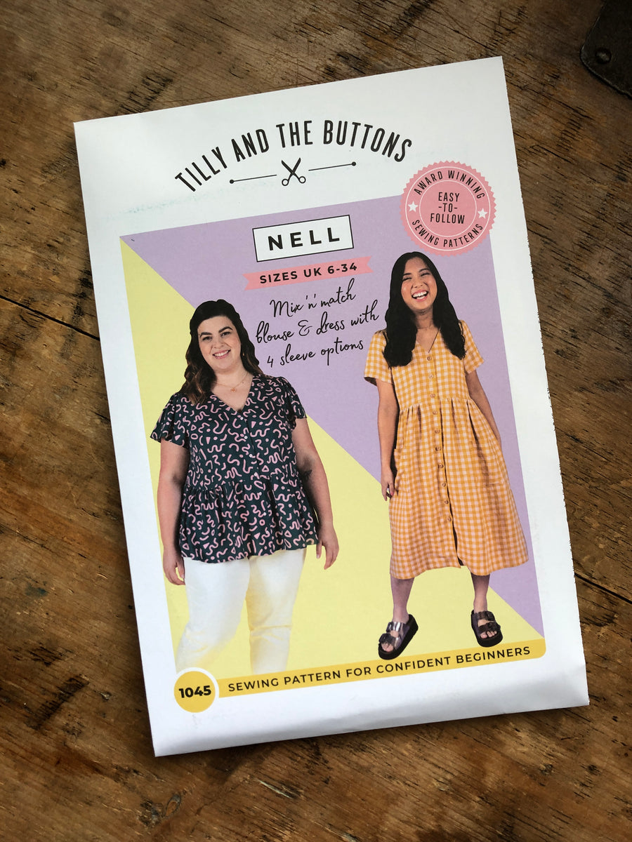 Tilly and the Buttons Nell Blouse and Dress Pattern - Sizes UK 6-34 ...