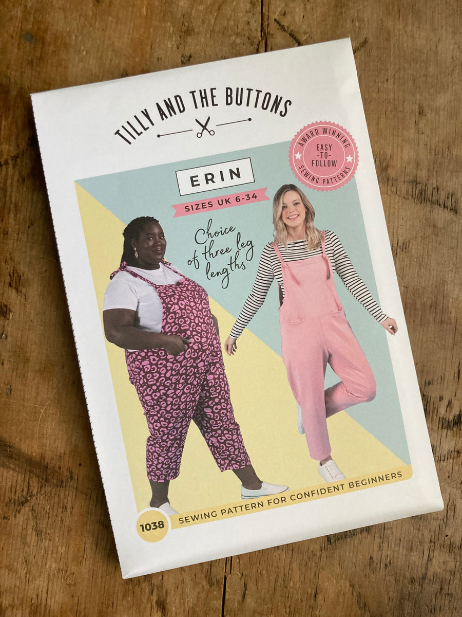 Tilly and the Buttons Erin Dungarees Pattern - Sizes UK 6-34 – Bornella ...